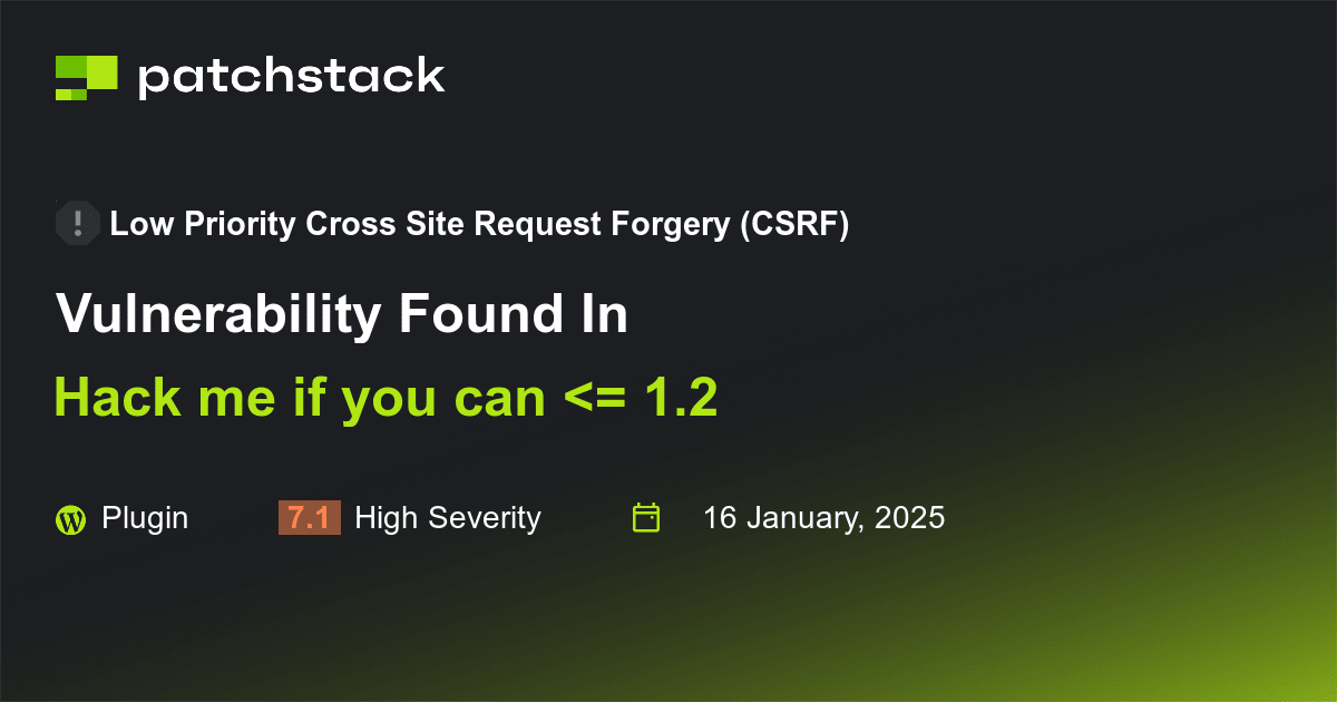 WordPress Hack me if you can plugin